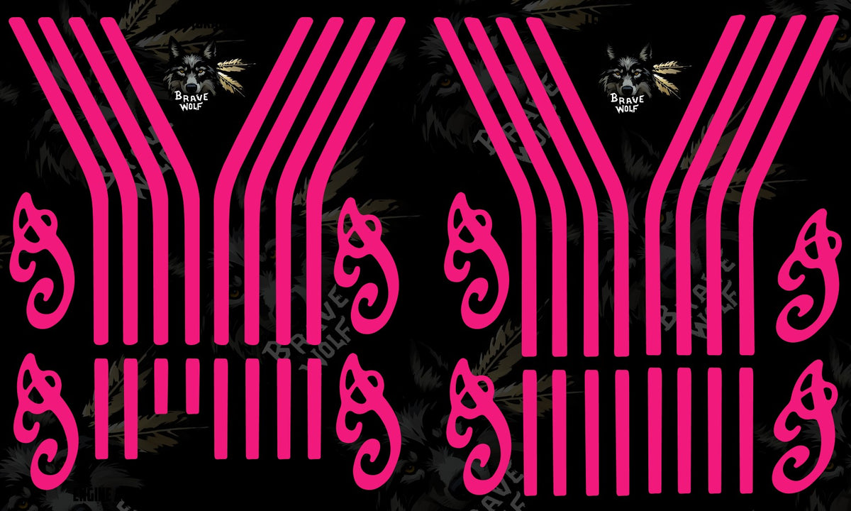 Indian Scout Engine Accent Kit (2025 and up)- Hot Pink – Brave Wolf Customs