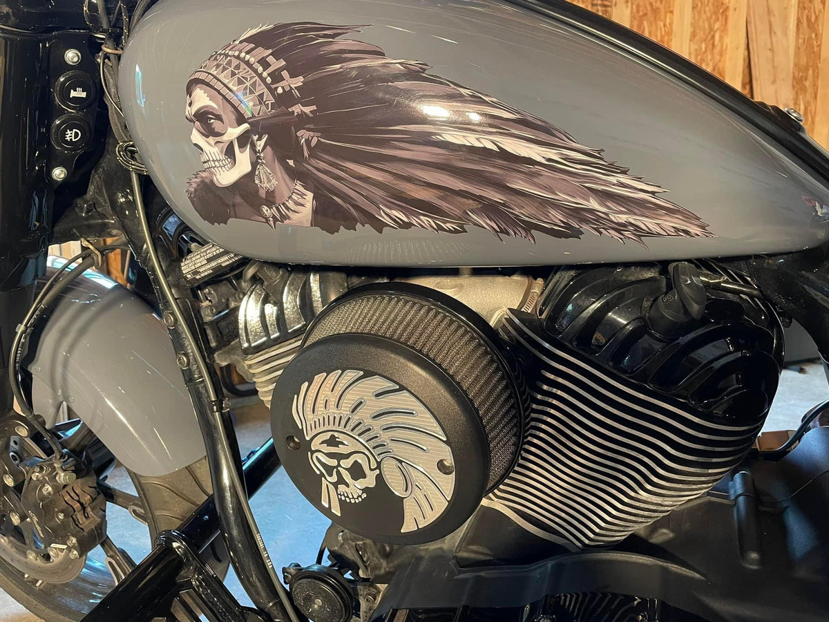 MesoChief 1-2023 - Universal Tank Decal-B&W – Brave Wolf Customs