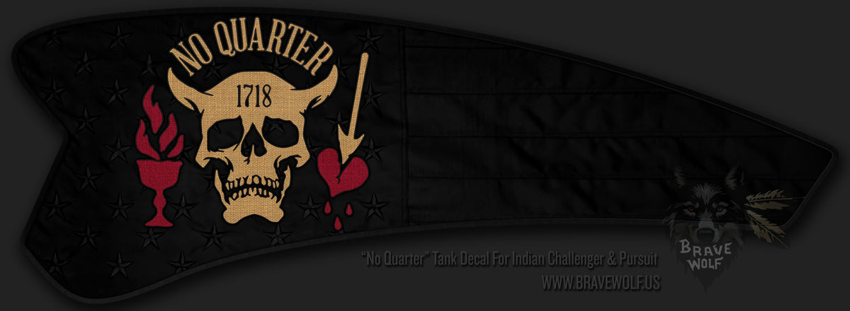 "No Quarter" Tank Decal Set for Indian Powerplus lineup – Brave Wolf ...