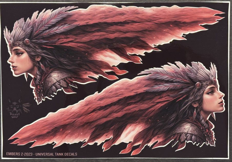 Harley-Davidson Tank Decals – Tagged "Embers"– Brave Wolf Customs