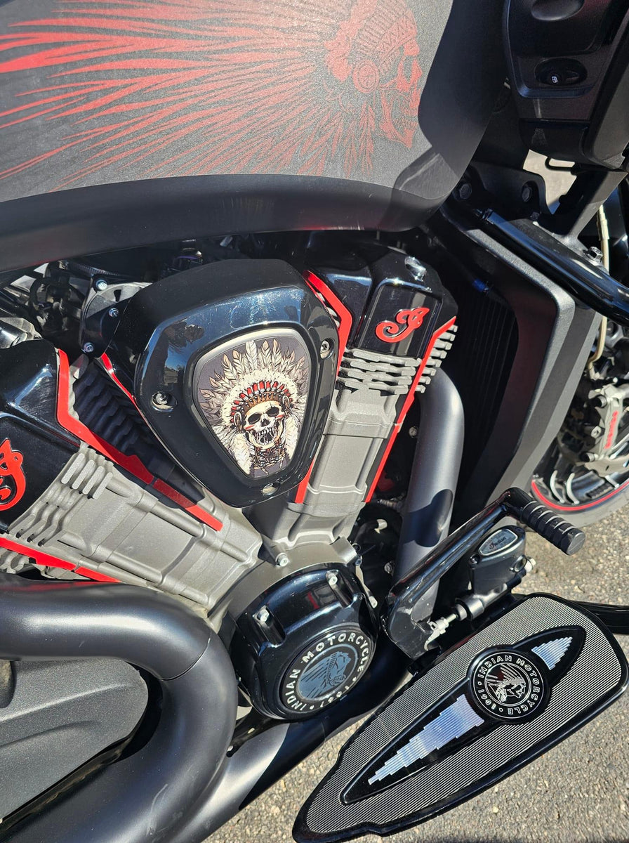 Powerplus Engine Accent Kit - Indy Red – Brave Wolf Customs