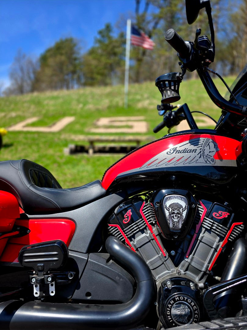 Powerplus Engine Accent Kit - Indy Red – Brave Wolf Customs