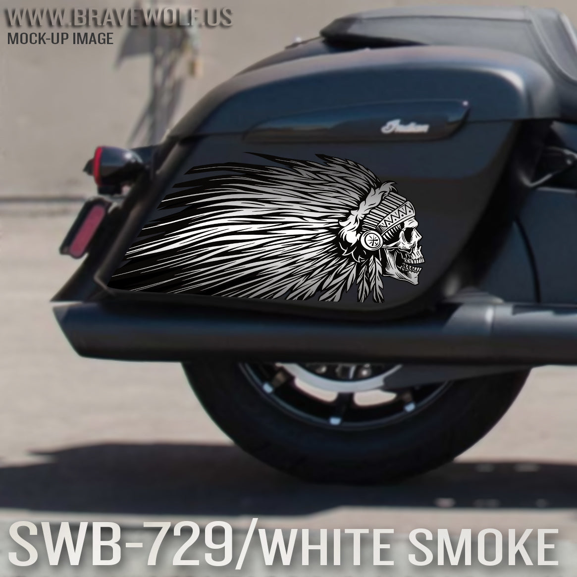 Indian Saddlebag Decals-SWB729-WhiteSmoke – Brave Wolf Customs