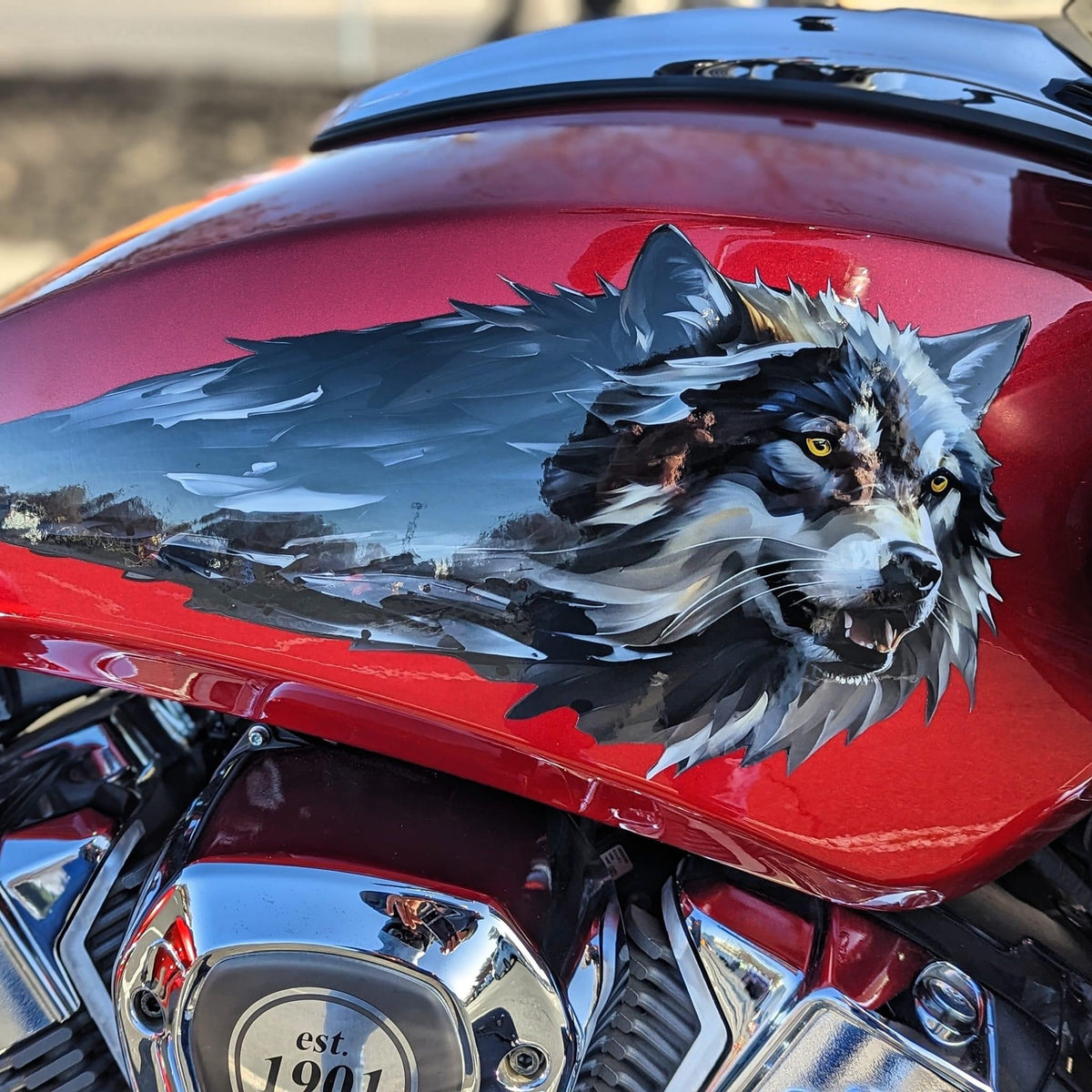 Wolf 4-2023 - Universal Tank Decal-Color – Brave Wolf Customs