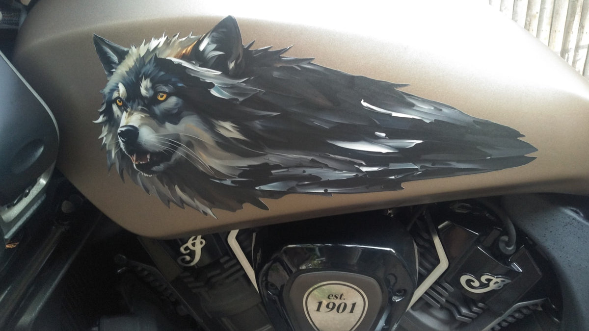 Wolf 4-2023 - Universal Tank Decal-Color – Brave Wolf Customs