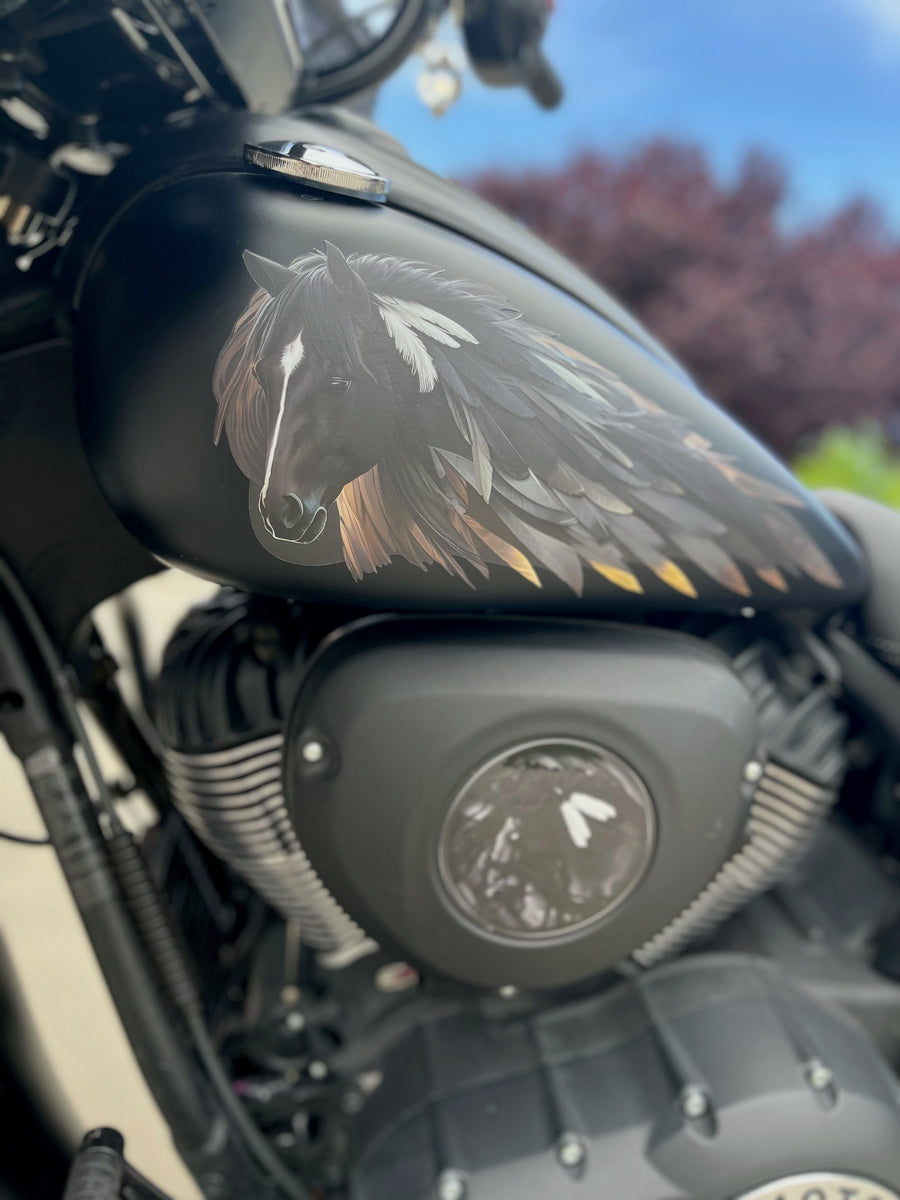 Dark Horse-2023 - Universal Tank Decal-Color – Brave Wolf Customs