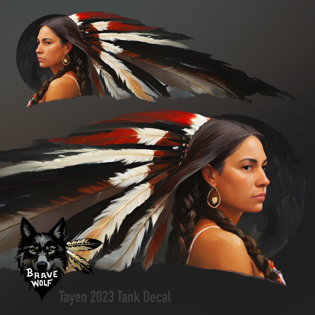 Tayen 2023 - Universal Tank Decal-Color – Brave Wolf Customs