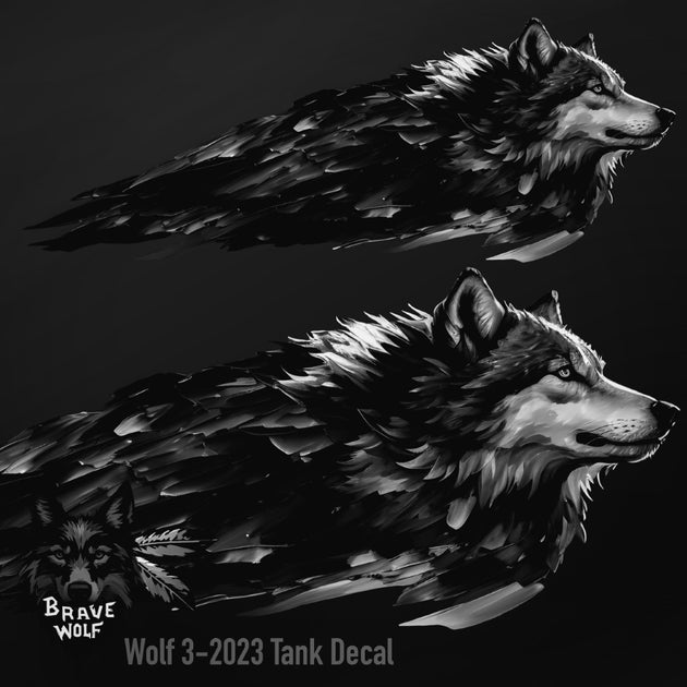 Harley-Davidson Tank Decals – Tagged "Wolf"– Brave Wolf Customs