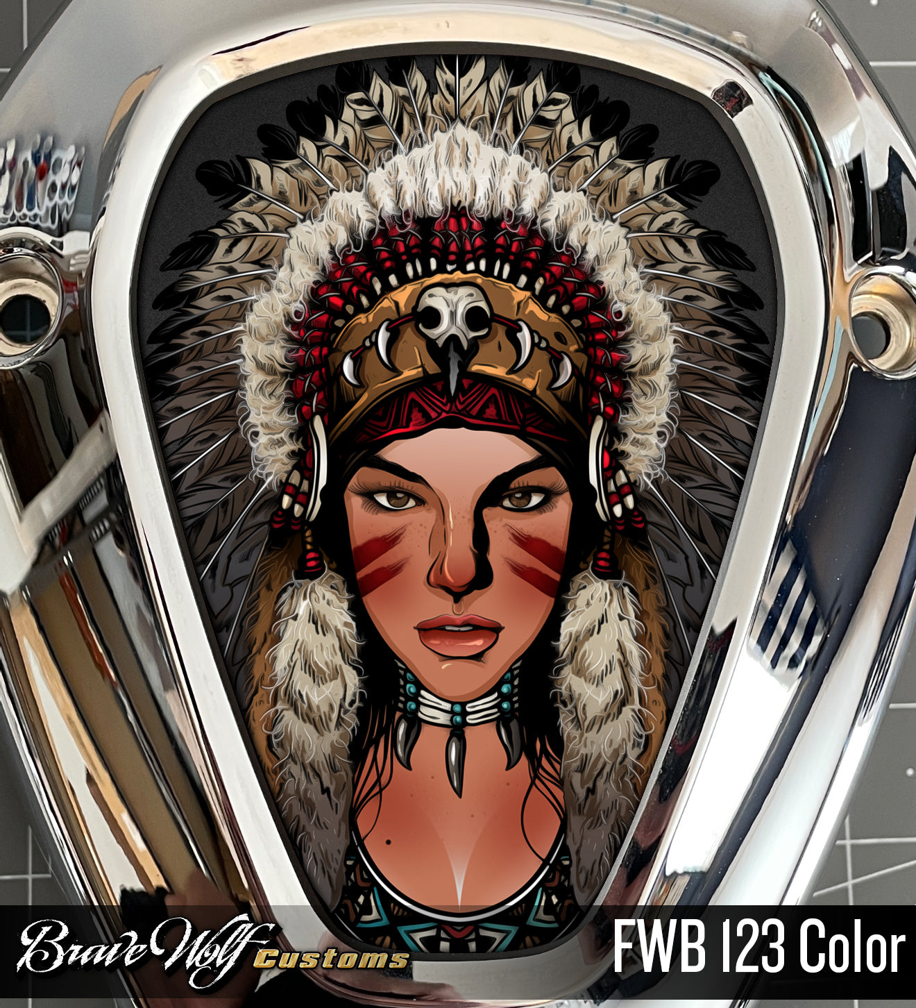 Indian Challenger/Pursuit Accent Decals & Emblems – Brave Wolf Customs