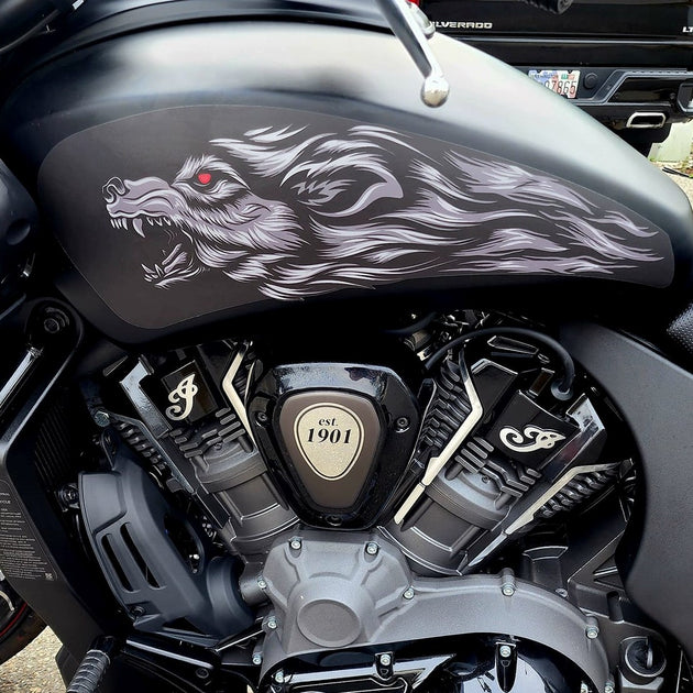 Indian Challenger/Pursuit Tank Decals – Tagged "Viking"– Brave Wolf Customs