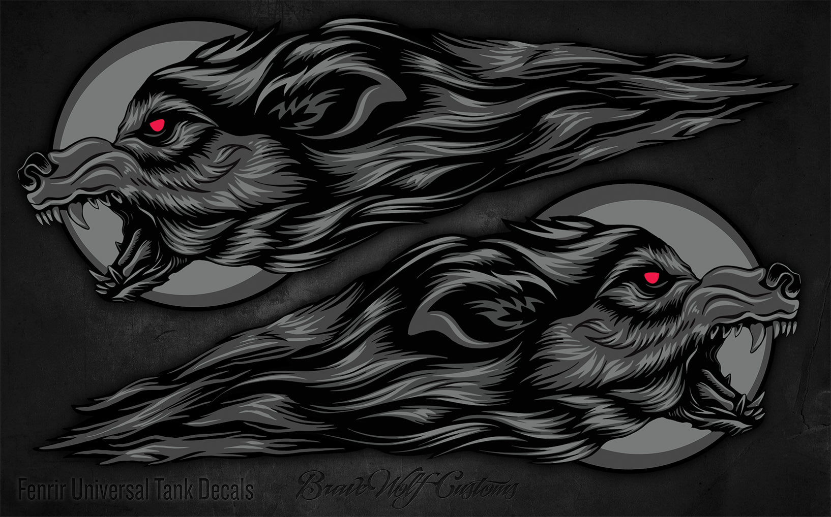 Harley-Davidson Tank Decals – Brave Wolf Customs