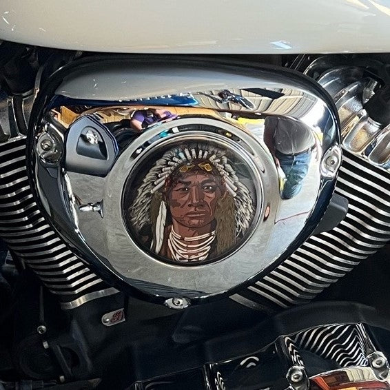 Chief Iron Shell - 5 Inch Decal (color) – Brave Wolf Customs
