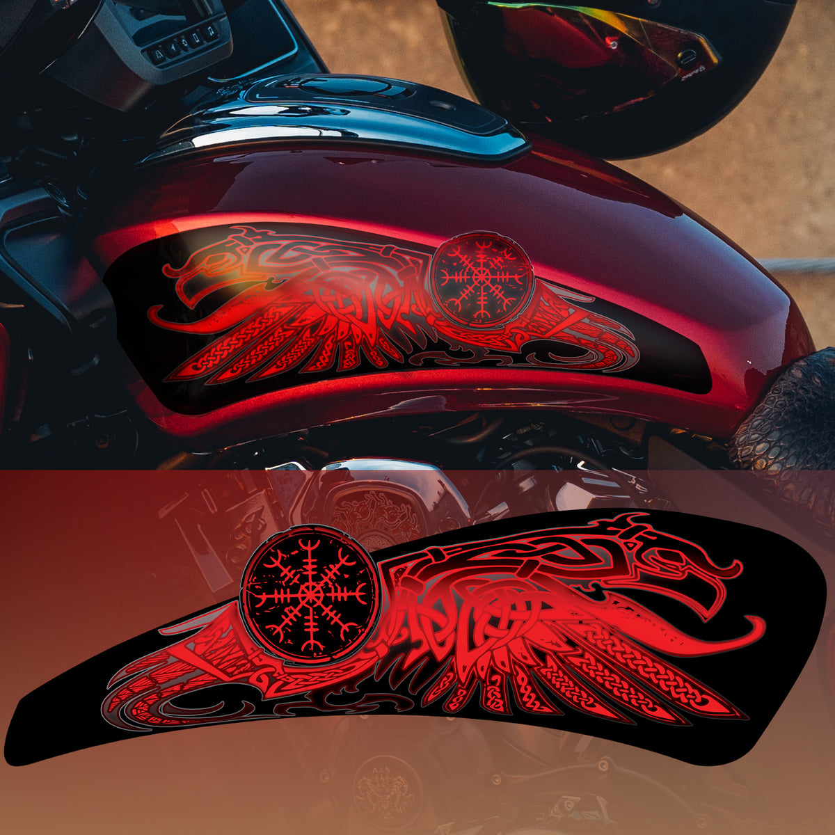 Odin's Ravens Tank Decal Set for Indian Powerplus lineup – Brave Wolf ...