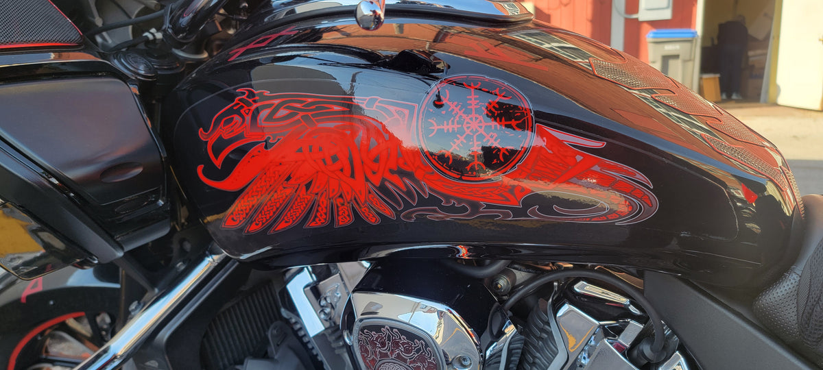 Odin's Ravens Tank Decal Set for Indian Powerplus lineup – Brave Wolf ...