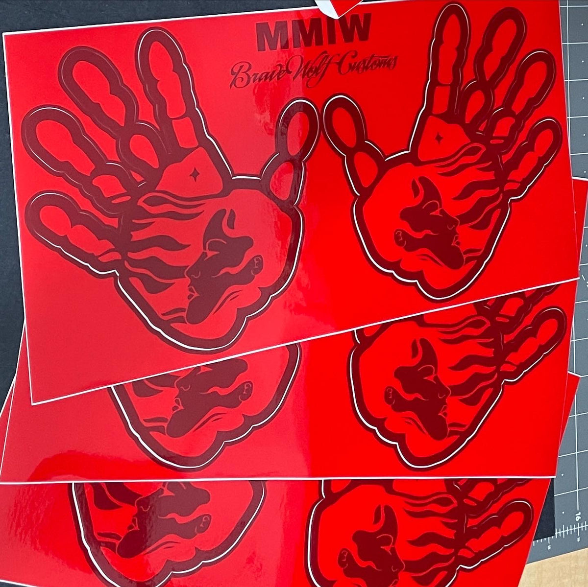 MMIW Red Hand - Anywhere Decal – Brave Wolf Customs