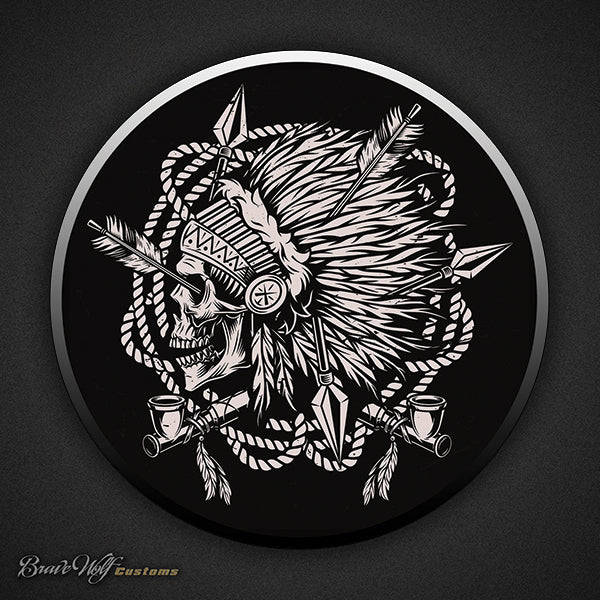 SKULL WARBONNET 2030 - 5 Inch Decal – Brave Wolf Customs