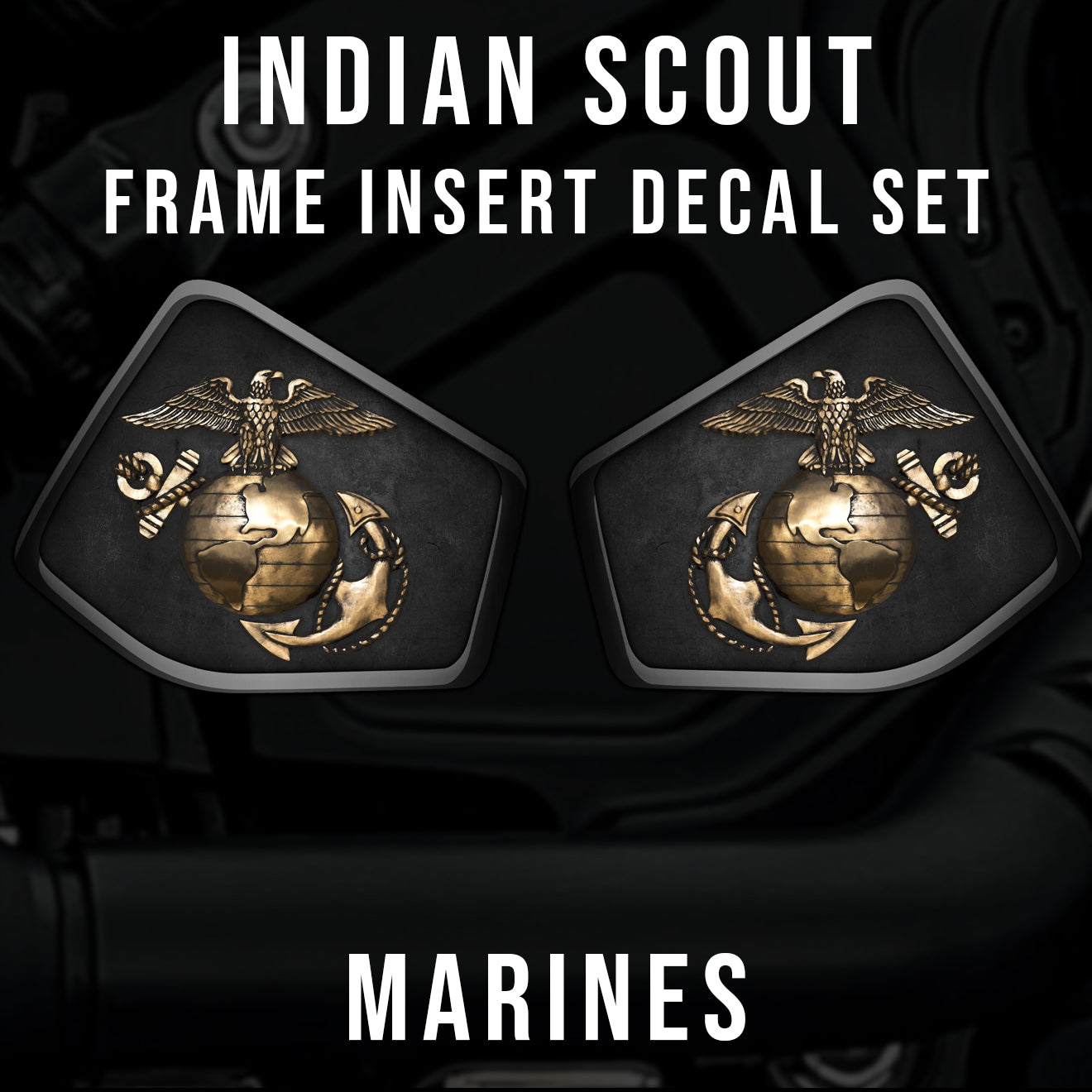 Indian Scout Frame Inserts (2014-2024 year models) – Brave Wolf Customs
